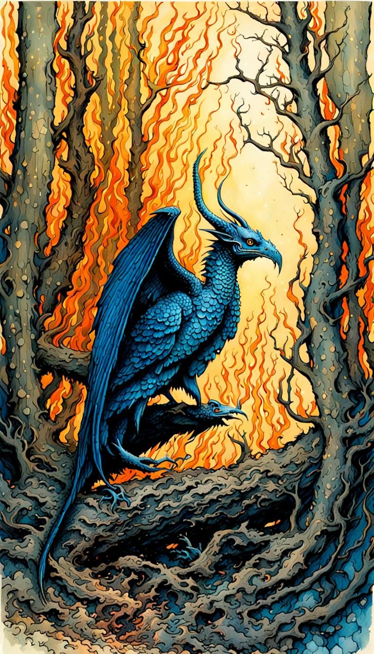 Jabberwock - AI Generated Artwork - NightCafe Creator