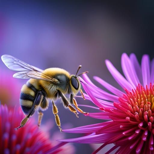 " beautiful bees " - AI Generated Artwork - NightCafe Creator
