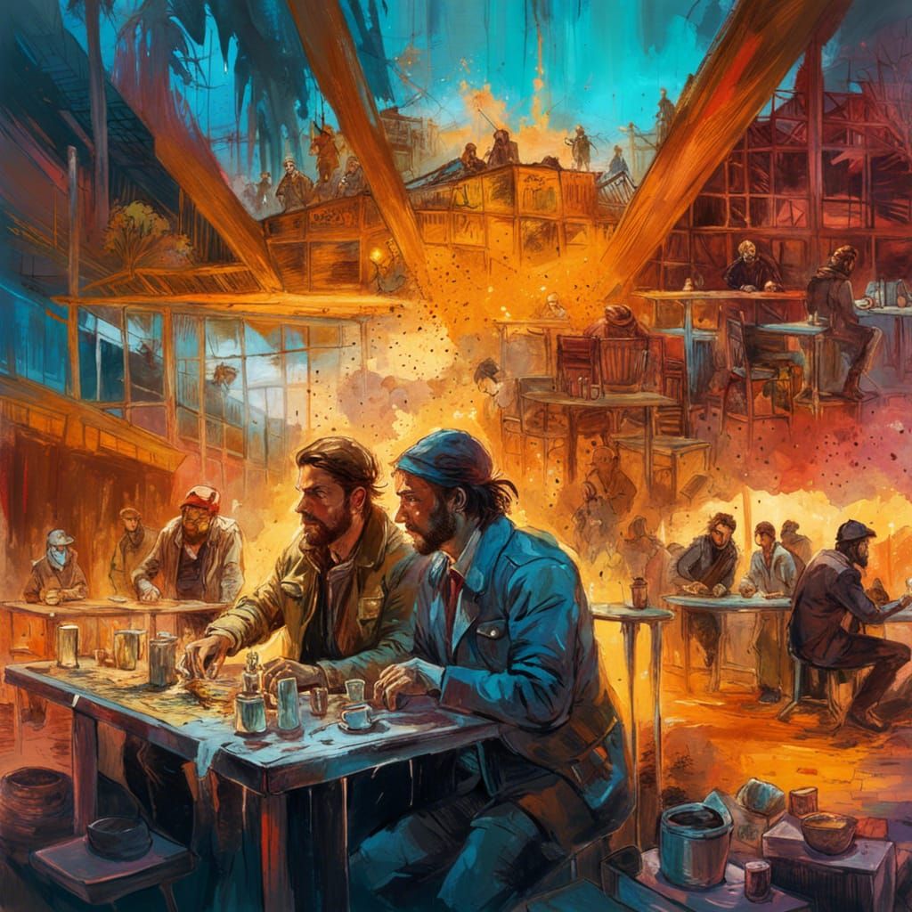 Archeologists at the dig 1 - AI Generated Artwork - NightCafe Creator