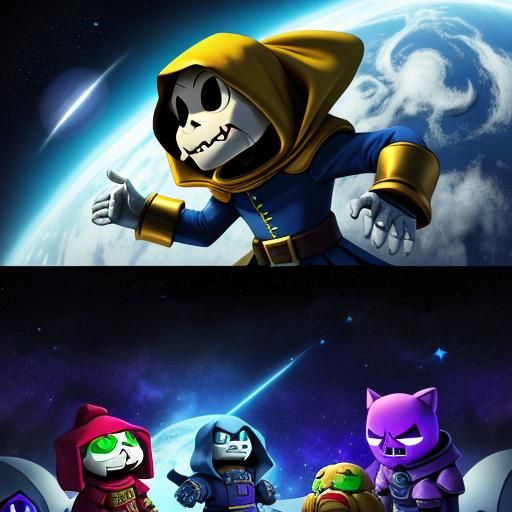 Outertale is Undertale but in space - AI Generated Artwork - NightCafe ...