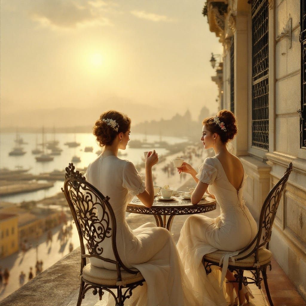 Morning Tea at the hotel overlooking the Alameda de Paula in Havana ...