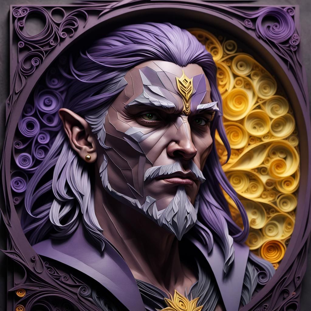Dark Elf Portrait - AI Generated Artwork - NightCafe Creator