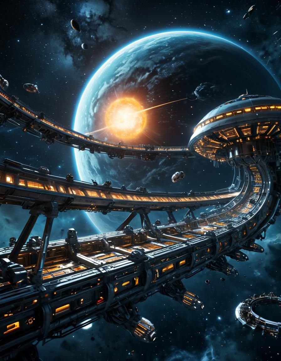 Biopunk Spaceship - AI Generated Artwork - NightCafe Creator