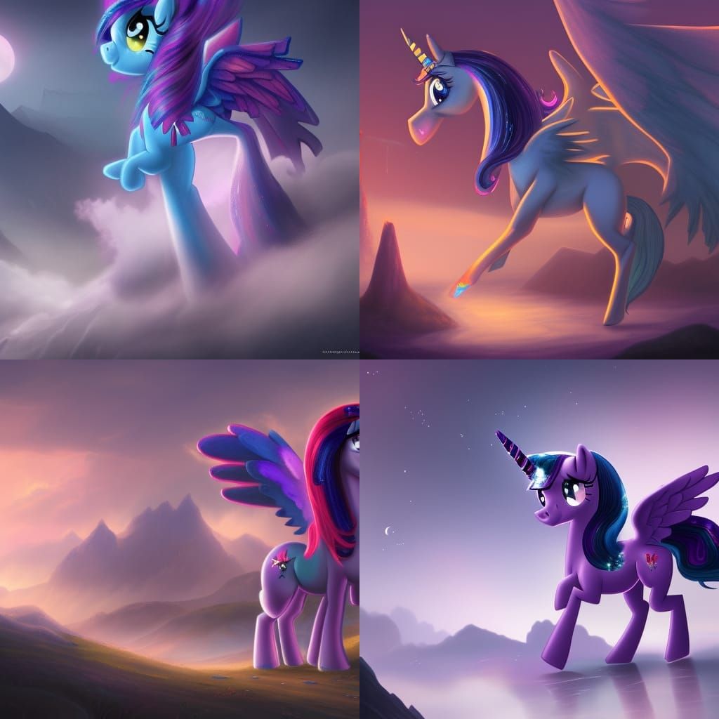 My little pony - AI Generated Artwork - NightCafe Creator
