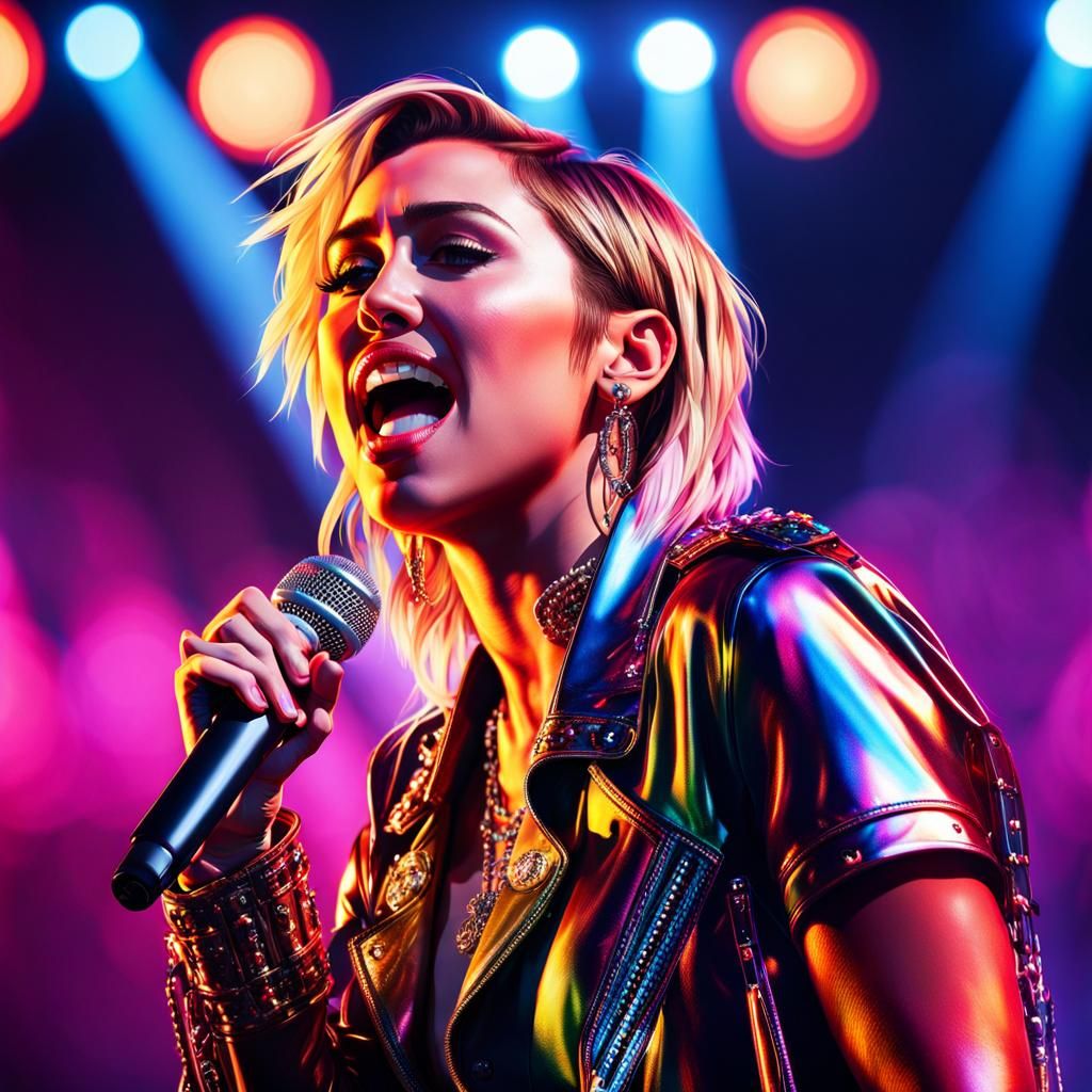 Miley III - AI Generated Artwork - NightCafe Creator