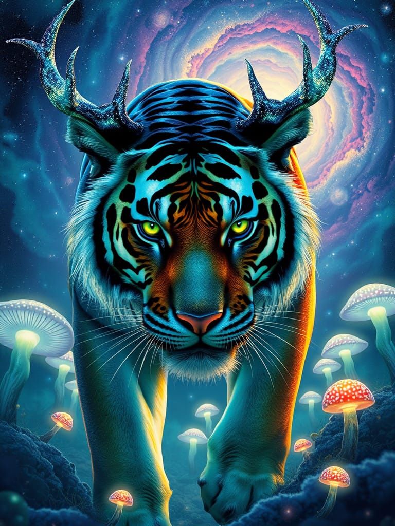 Starlight Tiger: Prowler of the Cosmic Woods