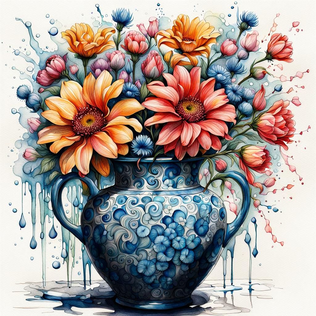 Ink art - AI Generated Artwork - NightCafe Creator