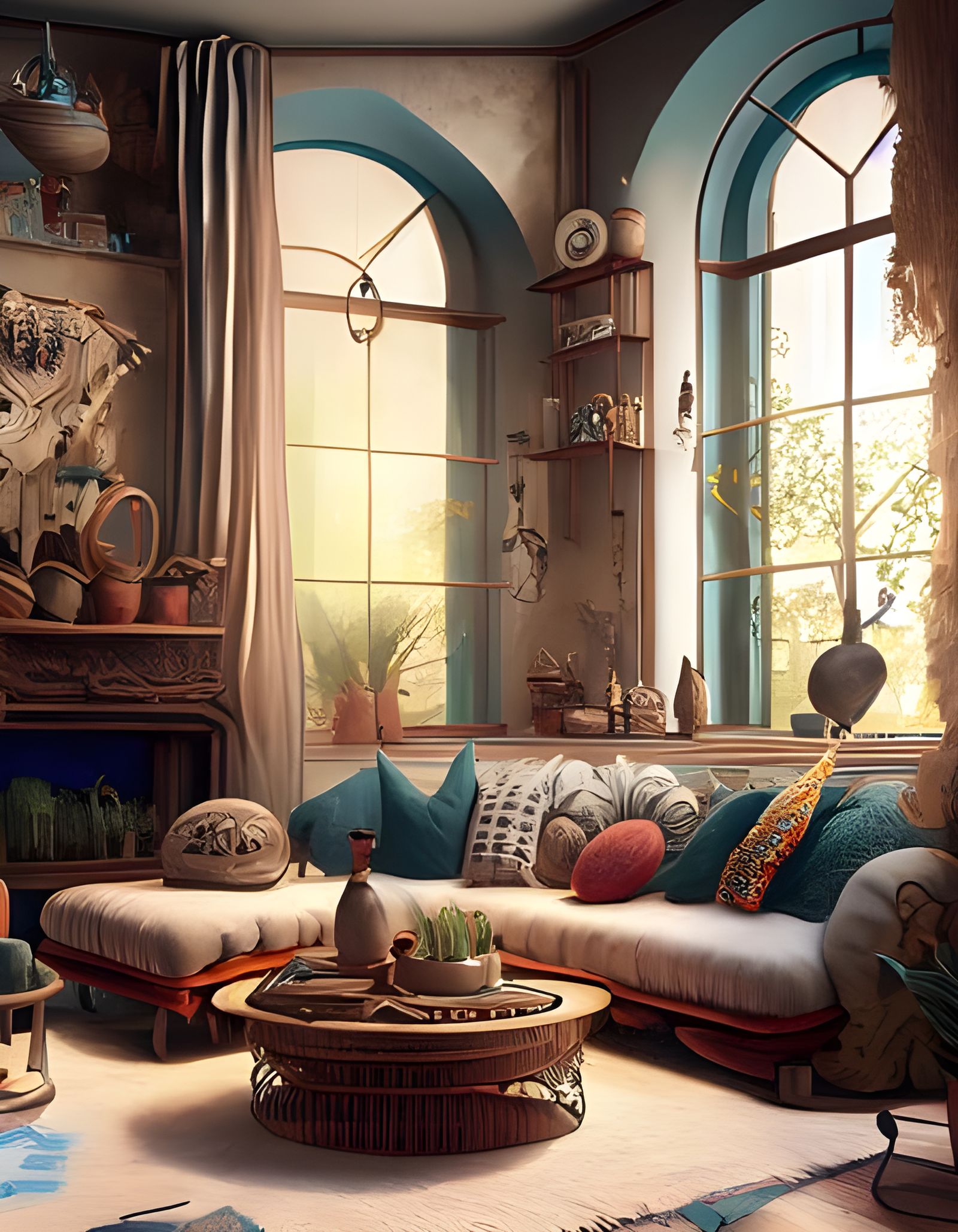 Bohemian haven - AI Generated Artwork - NightCafe Creator