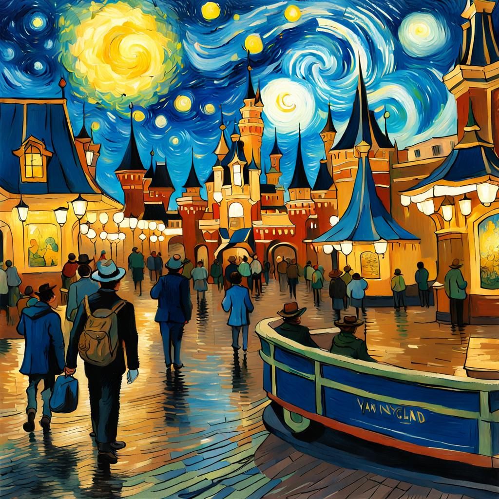 Disney Van Gogh - AI Generated Artwork - NightCafe Creator