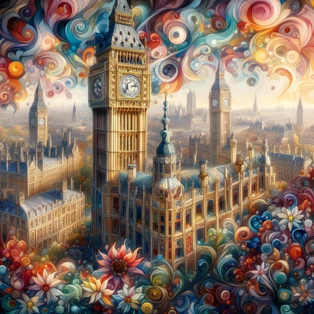 Beautiful London - AI Generated Artwork - NightCafe Creator