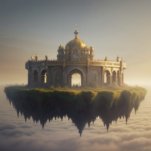 Whimsical Renaissance Fantasy on Canvas - AI Art