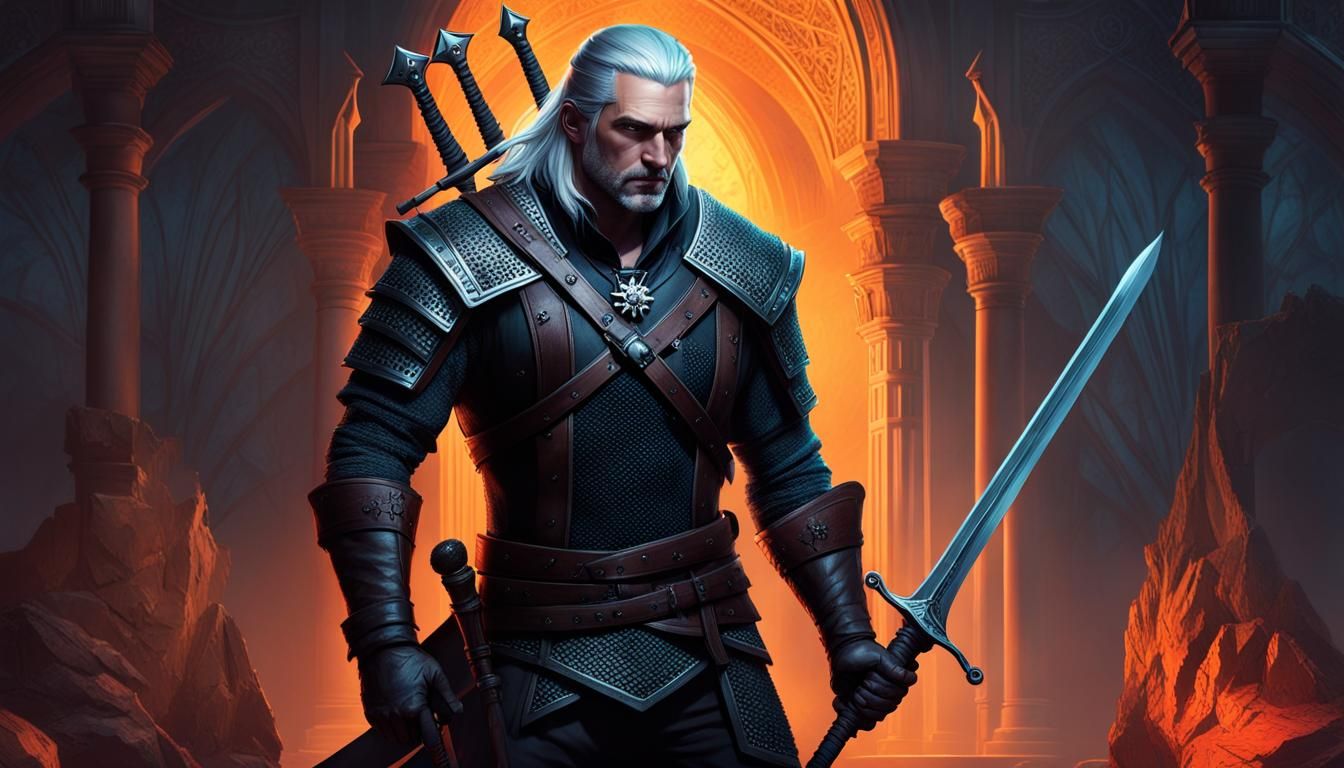 the witcher beast mode - AI Generated Artwork - NightCafe Creator