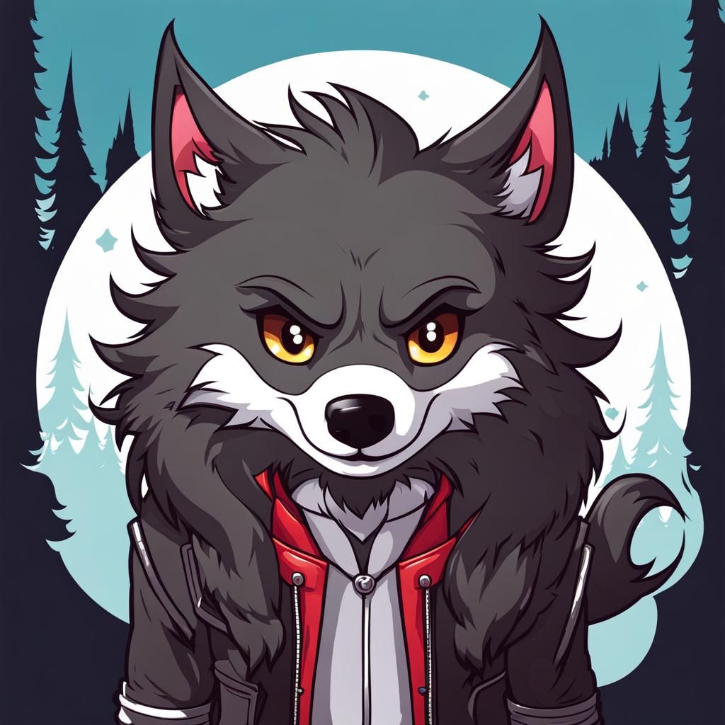 Werewolf, Half wolf-Half man, Kawaii, anime, chibi, disney, cartoon ...