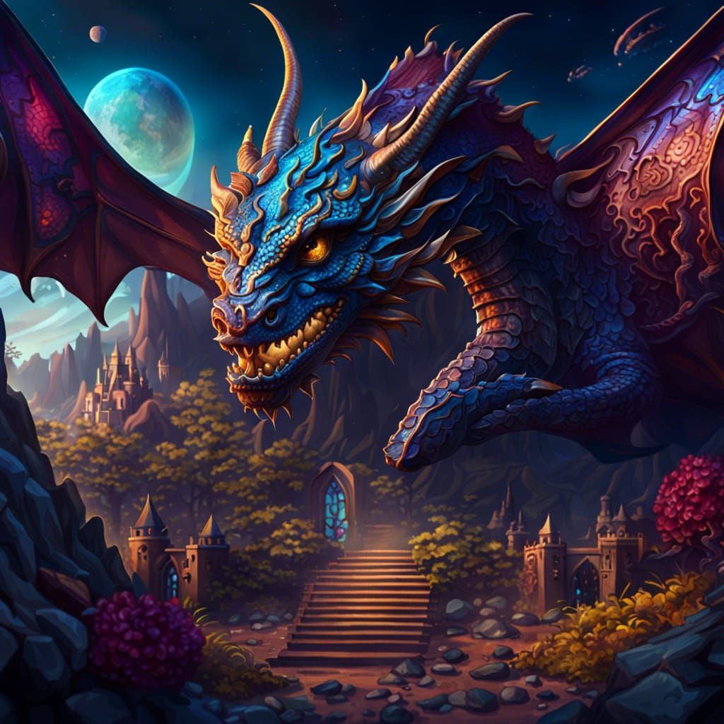 Dragon - AI Generated Artwork - NightCafe Creator