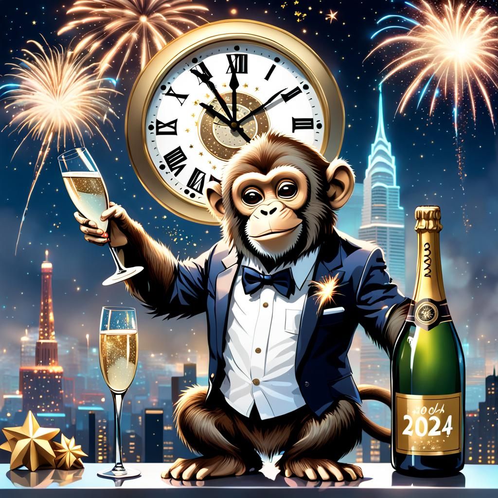 Countdown to midnight - AI Generated Artwork - NightCafe Creator