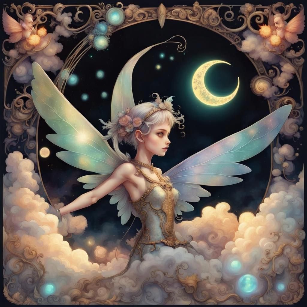 Pixie Moon - AI Generated Artwork - NightCafe Creator