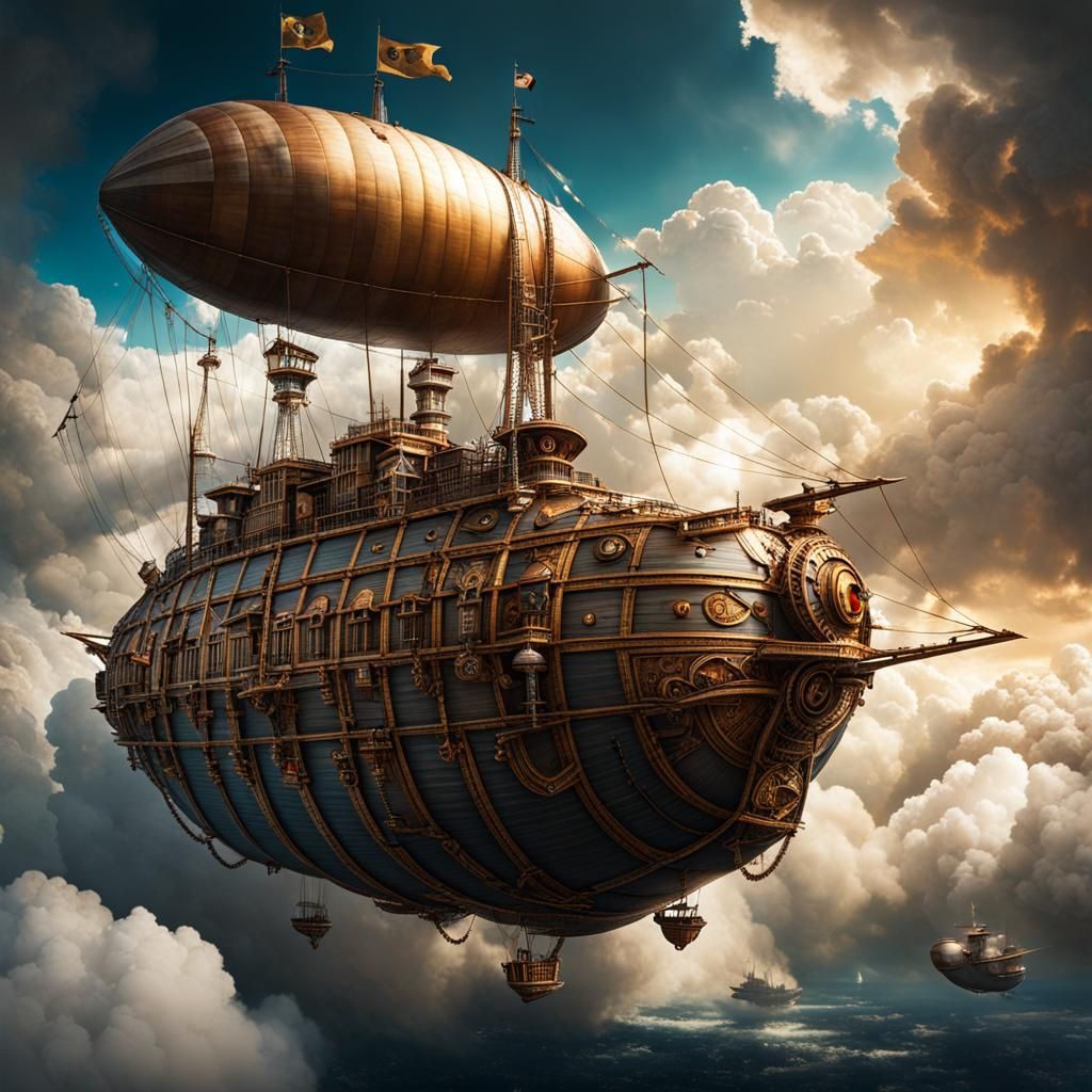 airships - AI Generated Artwork - NightCafe Creator