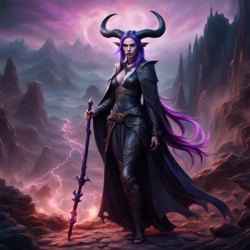 Demon archmage - AI Generated Artwork - NightCafe Creator