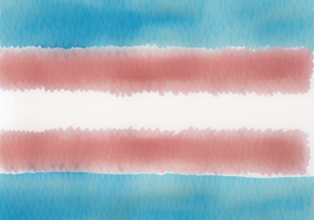 Water color trans flag - AI Generated Artwork - NightCafe Creator