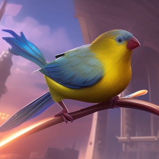 canary bird - AI Generated Artwork - NightCafe Creator