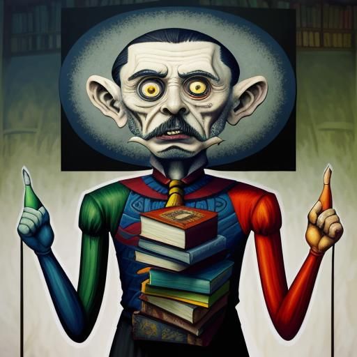 Art brut line art style. A disturbingly strange 200 year old deformed ...