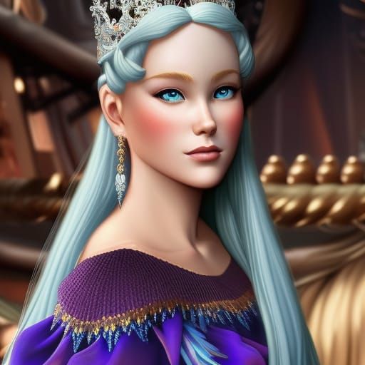 Fantasy Queen III - AI Generated Artwork - NightCafe Creator