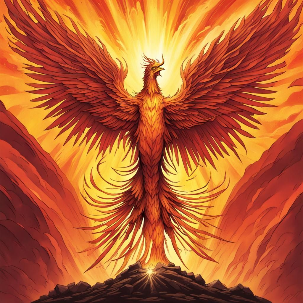 phoenix risen - AI Generated Artwork - NightCafe Creator