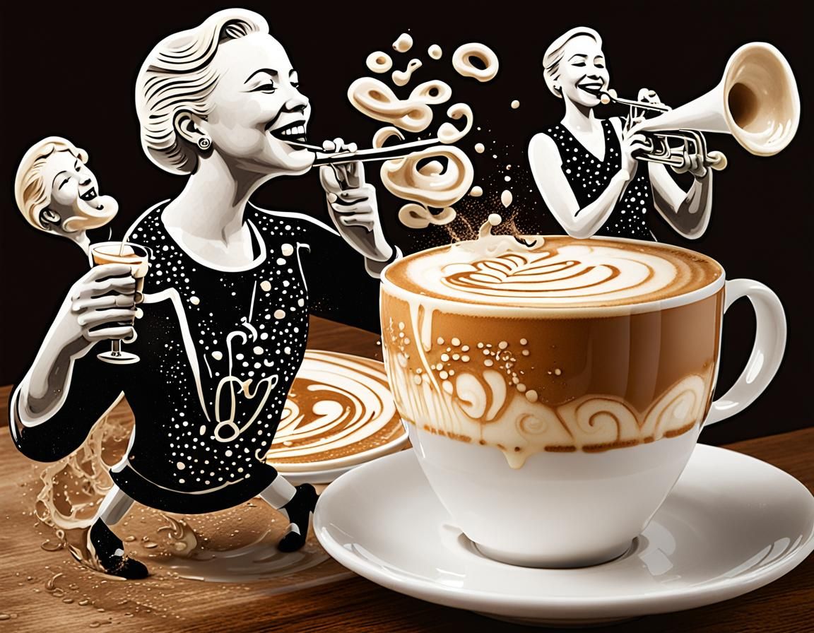 A jazz fantasy dream. - AI Generated Artwork - NightCafe Creator