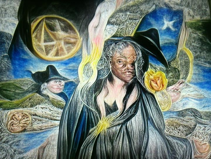 Black Magic Witch - AI Generated Artwork - NightCafe Creator