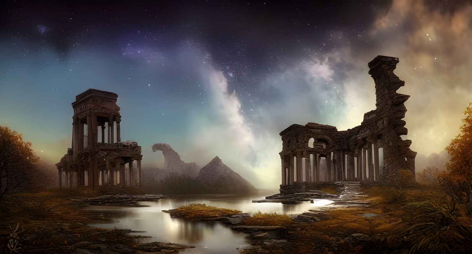 Ancient ruins - AI Generated Artwork - NightCafe Creator