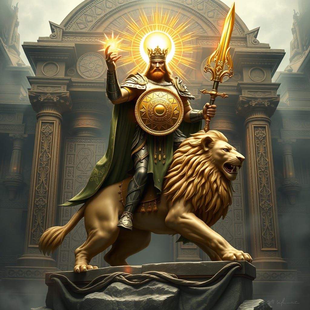 Elder Scrolls Mithra, God of Light, Justice and Co... - AI Art