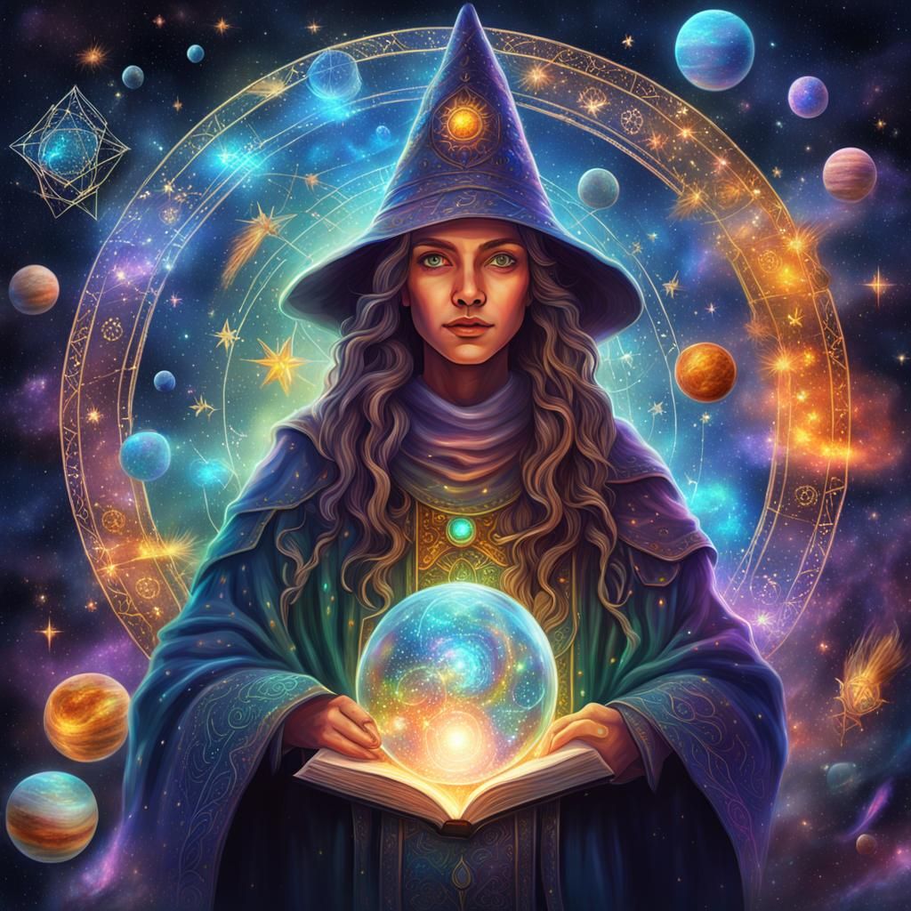 a female wizard - AI Generated Artwork - NightCafe Creator