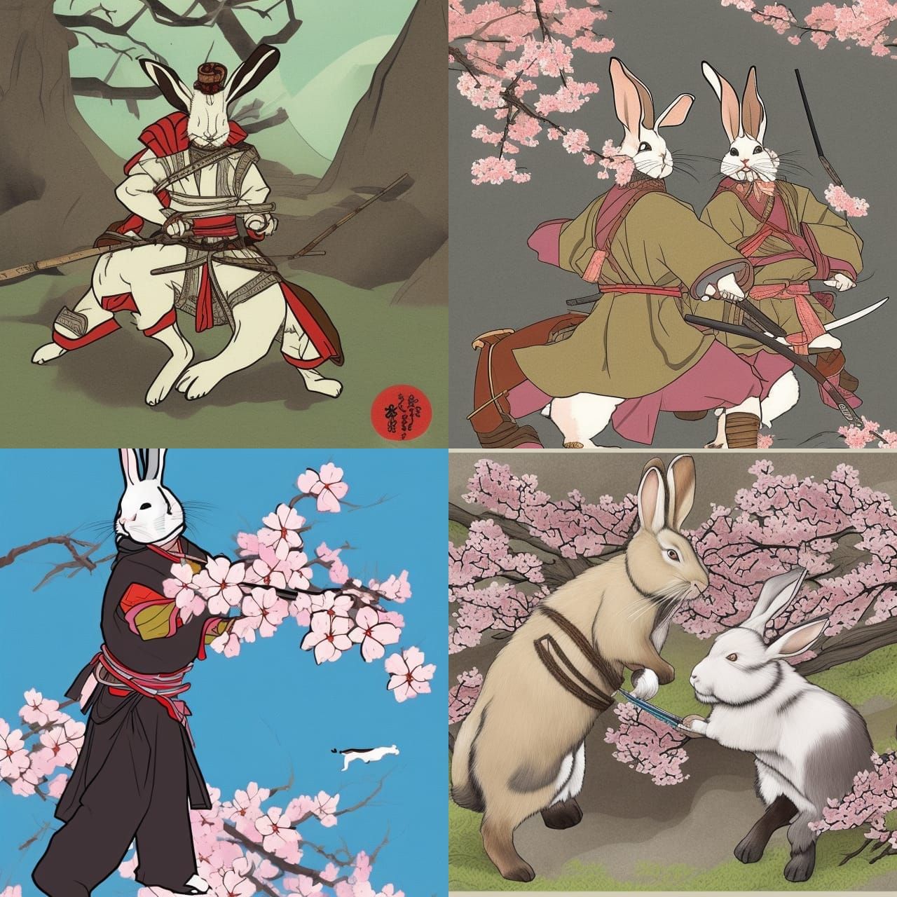 "In a land far, far away, where cherry blossoms bloom and the mountains stretch high, there were ...