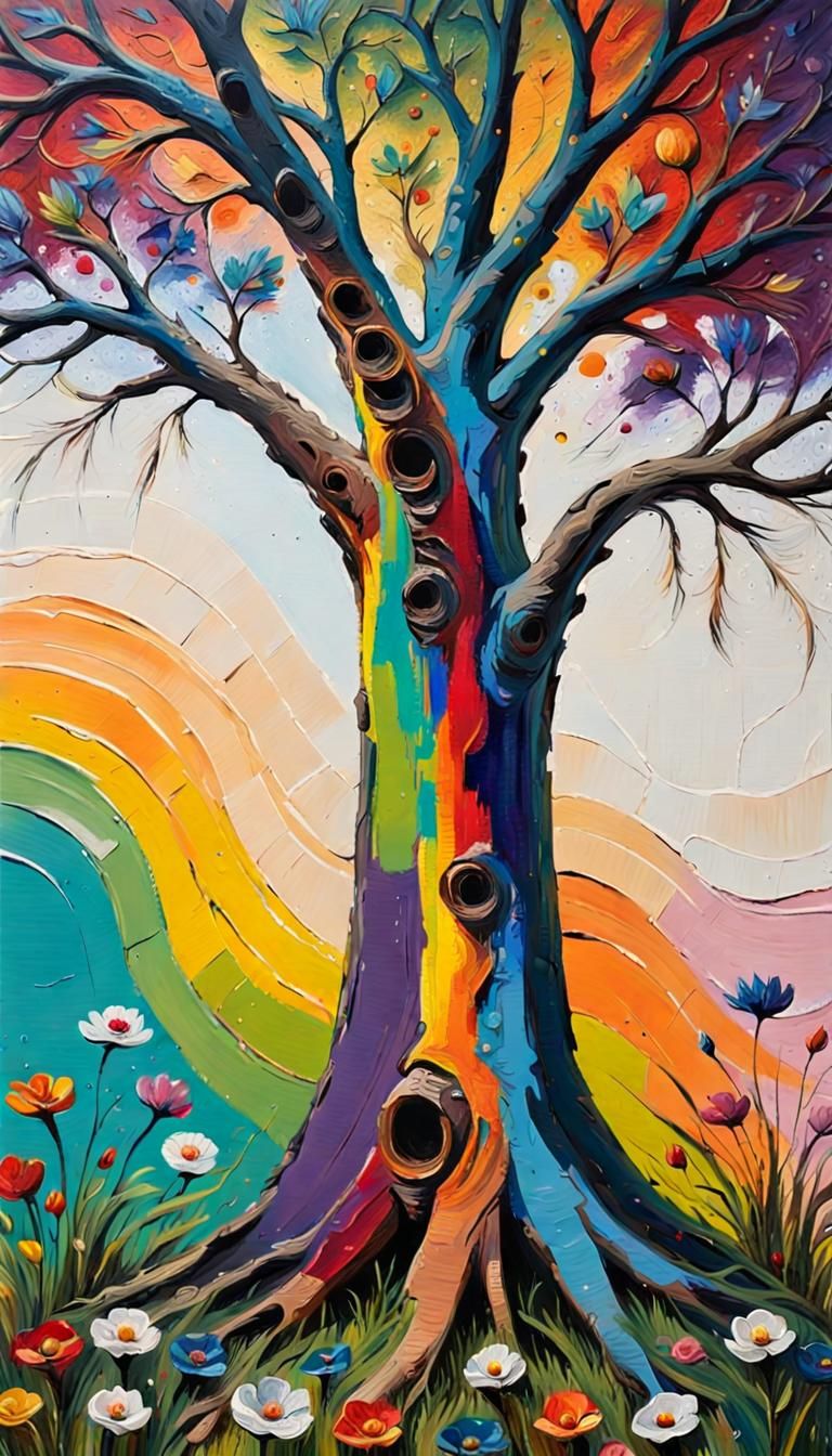 The Old Tree - AI Generated Artwork - NightCafe Creator