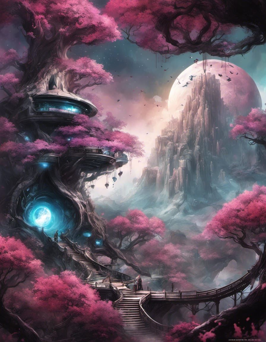 Fantasycore Houses - AI Generated Artwork - NightCafe Creator