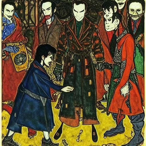 Vampires and vampire devils in RPG video game Made-up Video Game ...