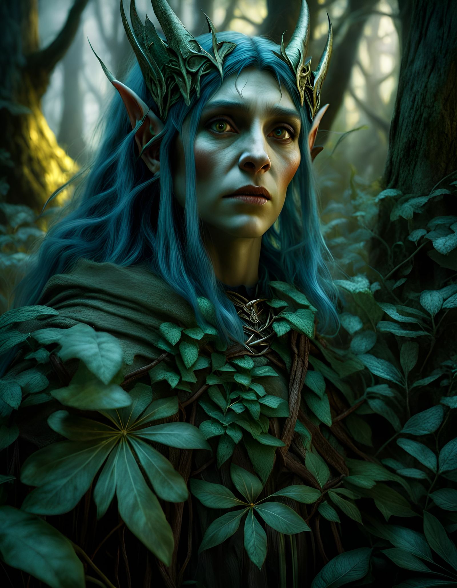 Elven Shadow Folk Tales - AI Generated Artwork - NightCafe Creator