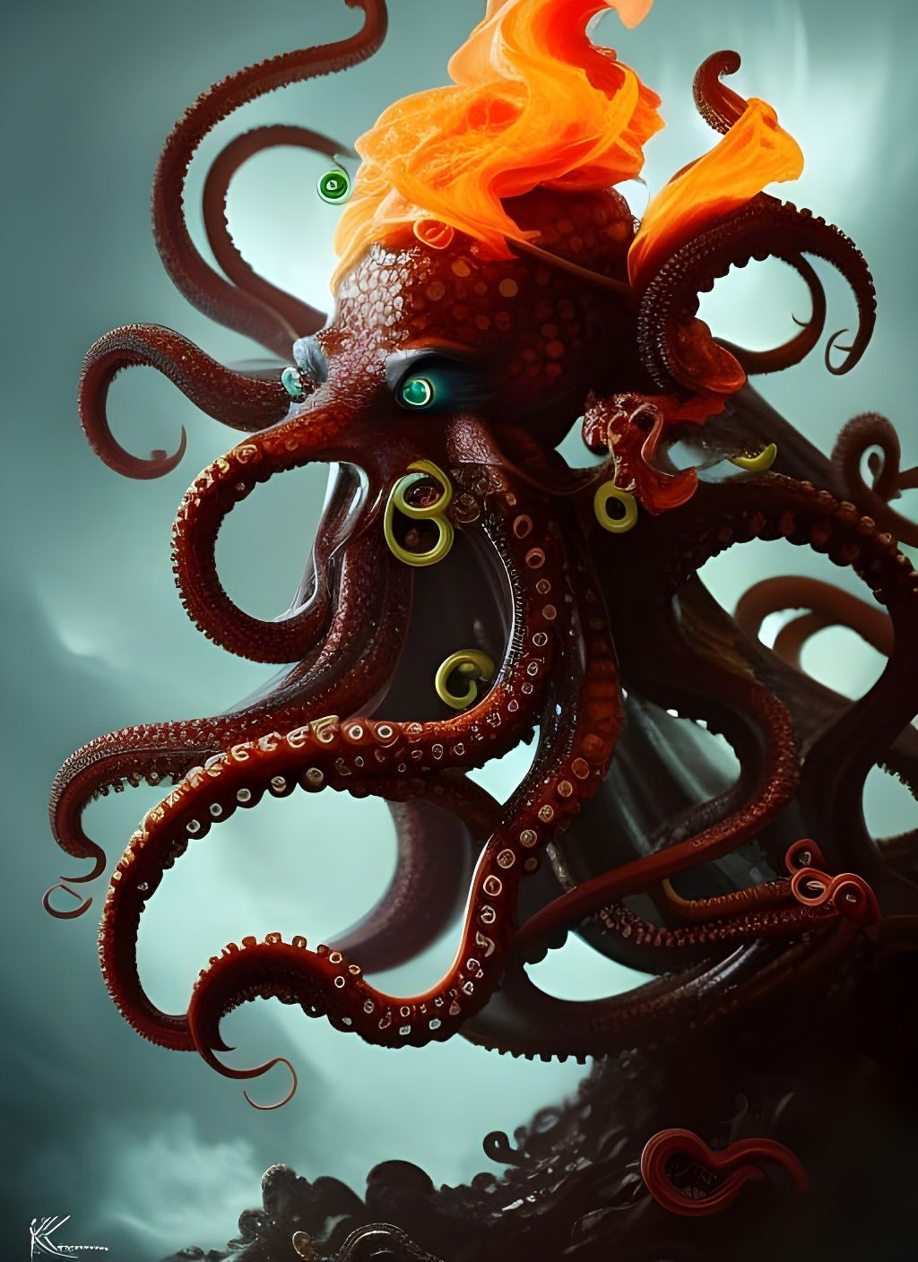 Octo Traveler - AI Generated Artwork - NightCafe Creator