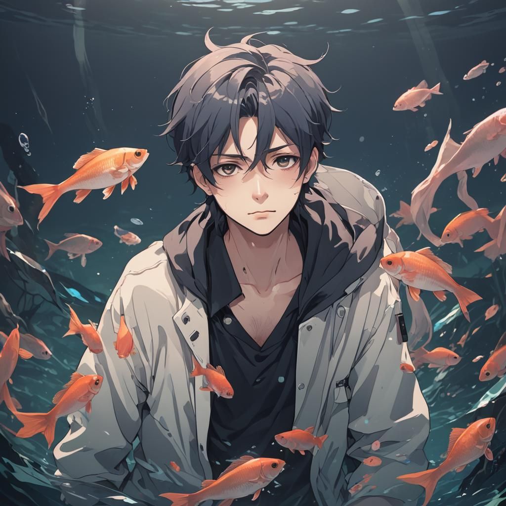 I'm sad my fish died. - AI Generated Artwork - NightCafe Creator
