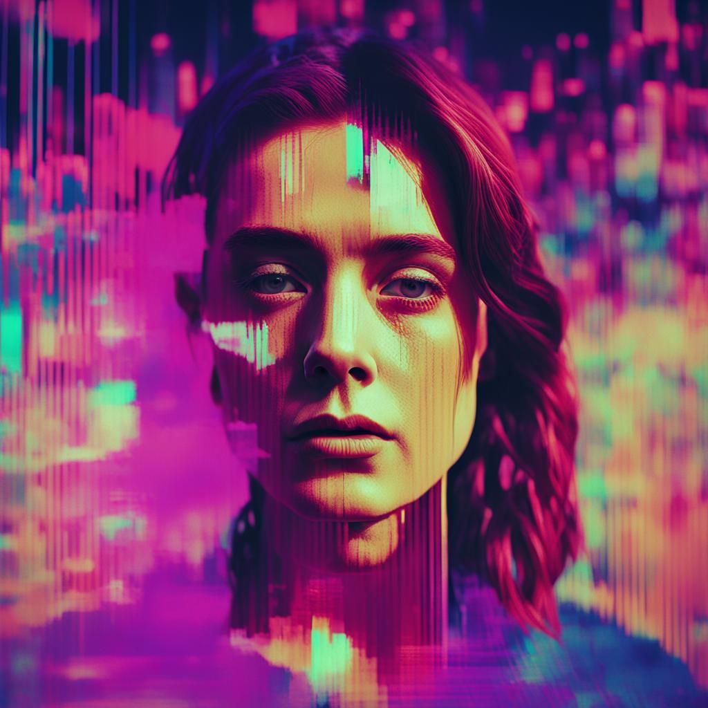 glitch art 1 - AI Generated Artwork - NightCafe Creator