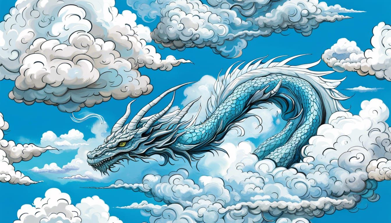 Another Cloud Dragon - AI Generated Artwork - NightCafe Creator