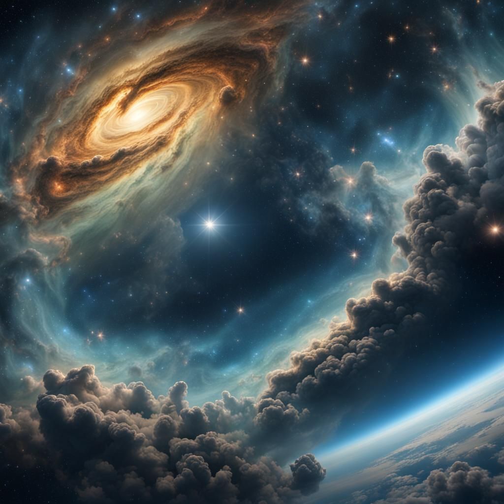 night sky 07 - AI Generated Artwork - NightCafe Creator