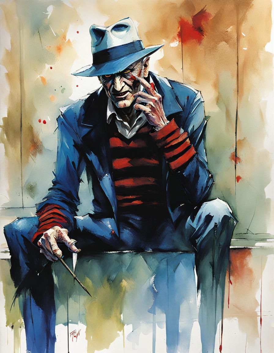Freddy Krueger - AI Generated Artwork - NightCafe Creator