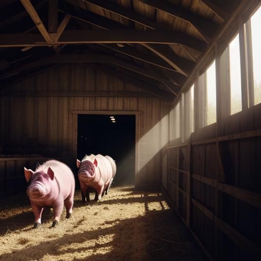 Pigs - AI Generated Artwork - NightCafe Creator