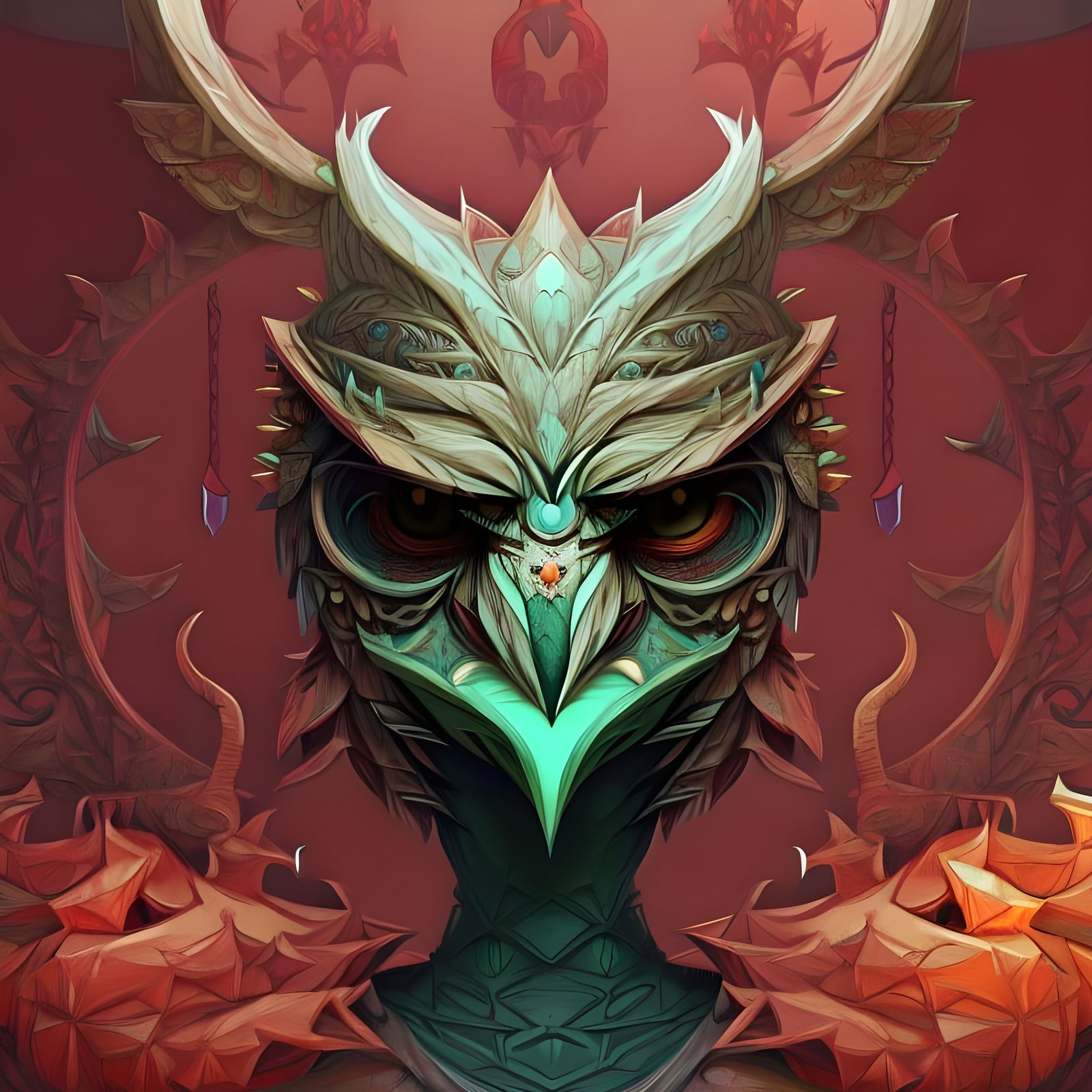 Tribute to the Owl God - AI Generated Artwork - NightCafe Creator