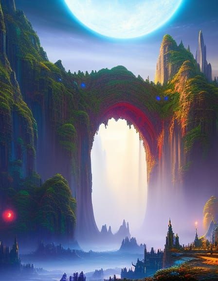 Beautiful otherworldly planet - AI Generated Artwork - NightCafe Creator
