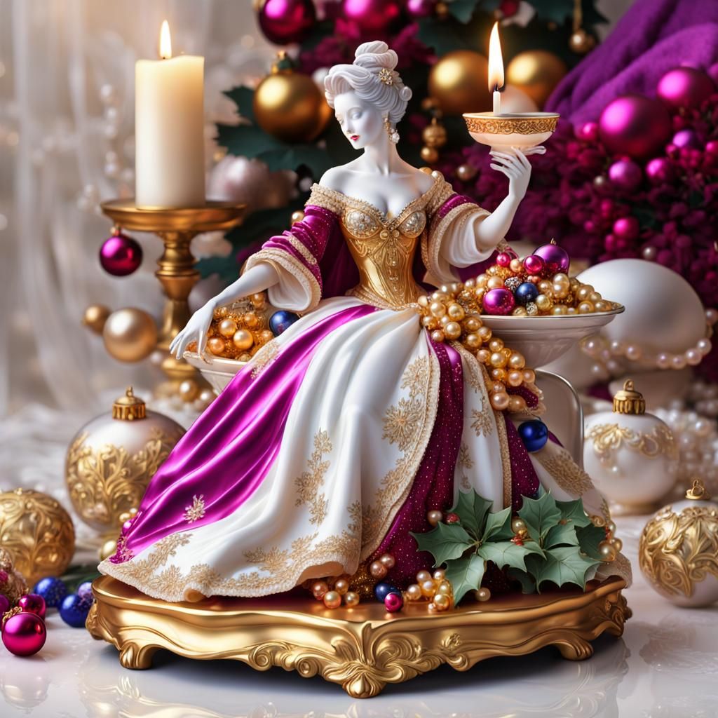 a beautiful amazing Design of sumptuous christmas porcelain limoges ...