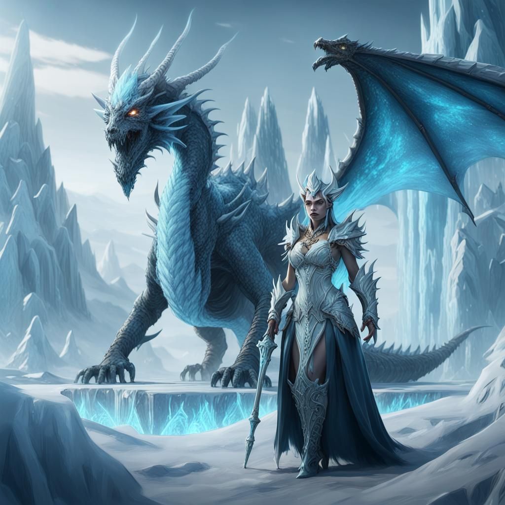 "Ice Sorceress, Ice Demon, Ice Dragon, and the Army of Ice Demons ...