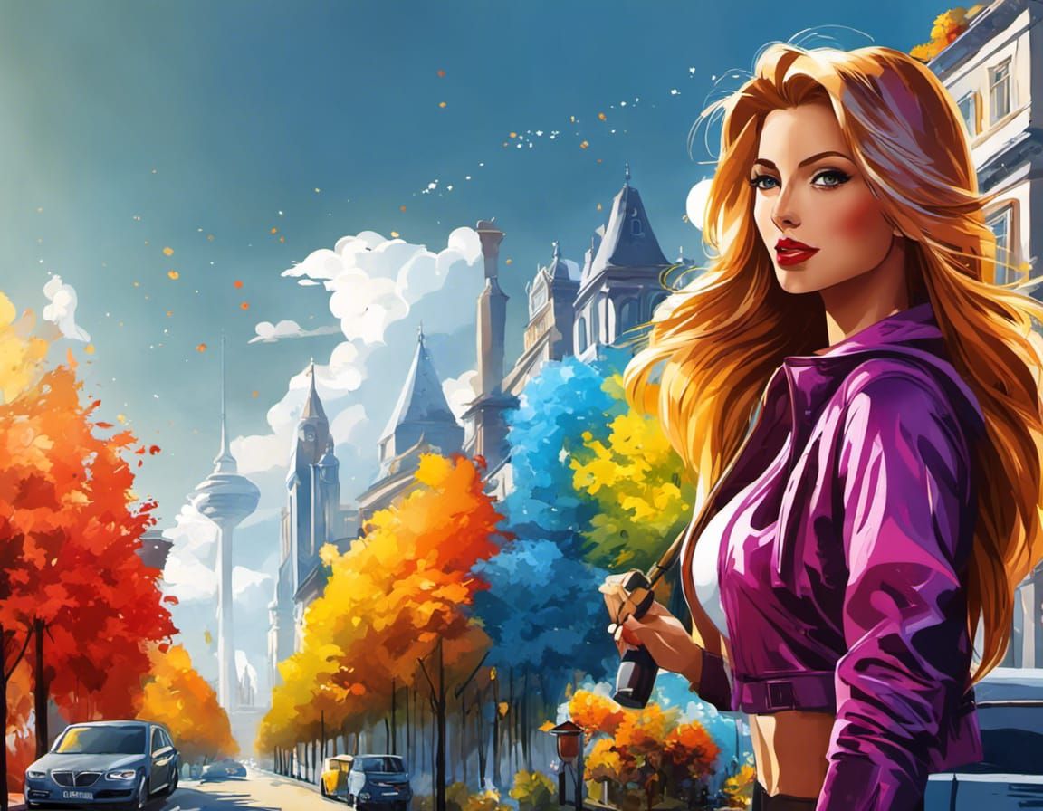 Chic and definitely sleepless in Seattle - AI Generated Artwork ...