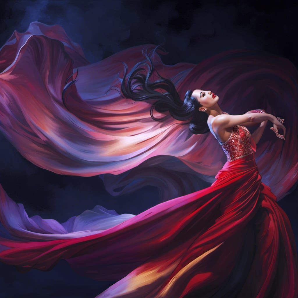 Flamenco Dancer 2 - AI Generated Artwork - NightCafe Creator